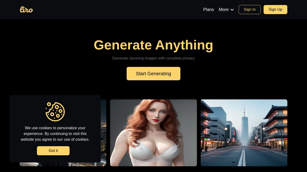 Liro.ai - AI Image Generator - BestofAI